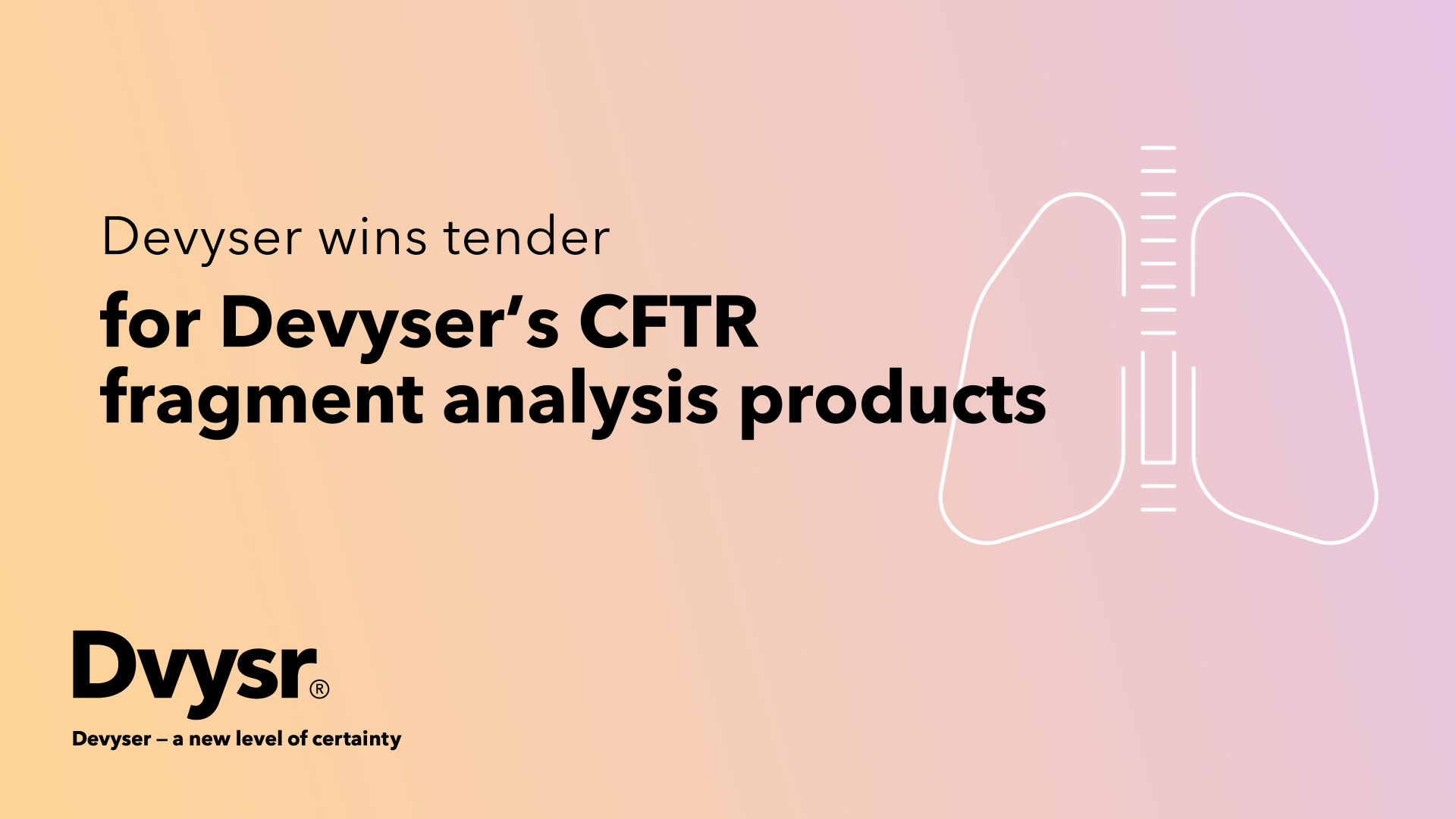 Devyser wins tender for cystic fibrosis in Italy